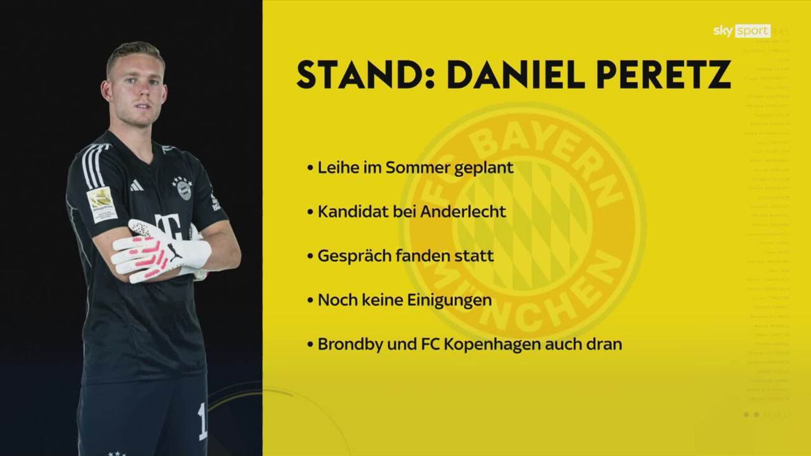 FC Bayern | Daniel Peretz tendiert zu einer Leihe | Fußball News | Sky Sport