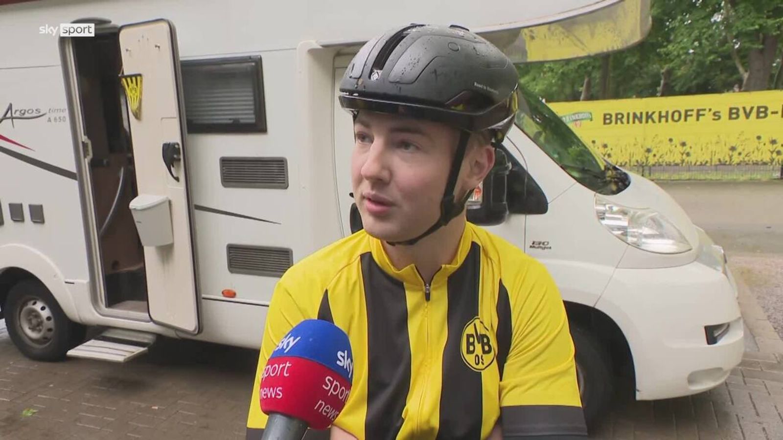 Borussia Dortmund | Jannis Brandt radelt zu CL-Finale nach London ...