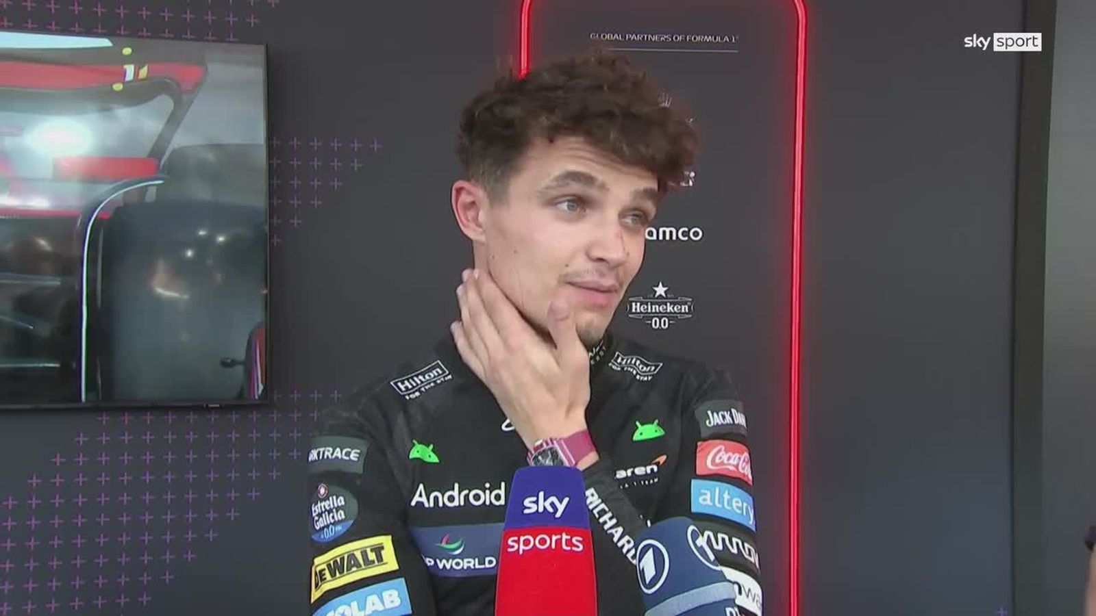 Formel 1 | Norris ärgert sich über Platzierung beim Re-Start | Formel 1 ...