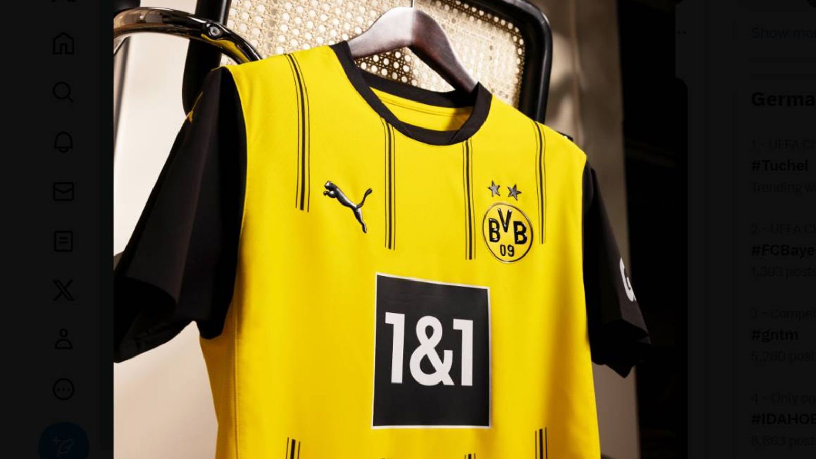 Borussia Dortmund stellt neues Heim-Trikot für die Saison 24/25 vor ...