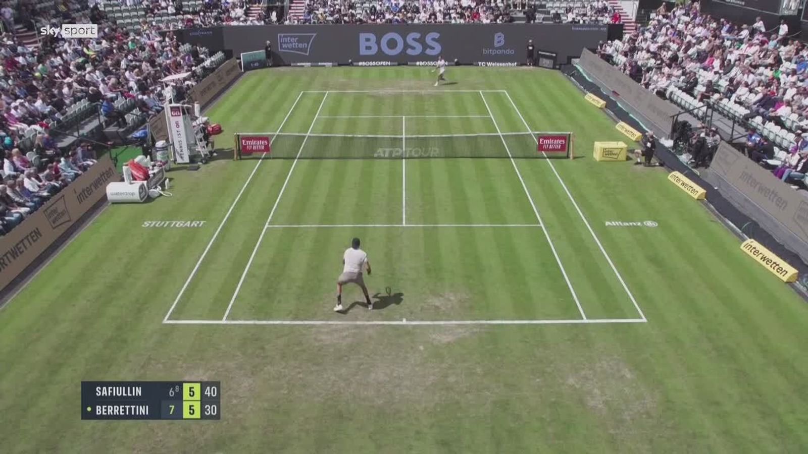 Roman Safiullin - Matteo Berrettini - die Highlights | ATP Stuttgart | Tennis News | Sky Sport