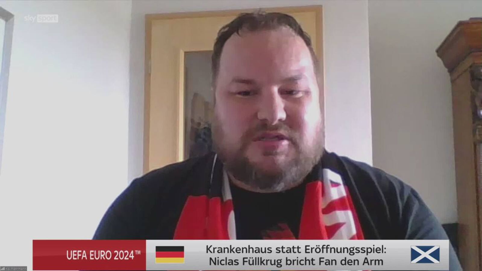 Kai Flathmann erzählt von seinem Armbruch durch Niklas Füllkrug beim ...