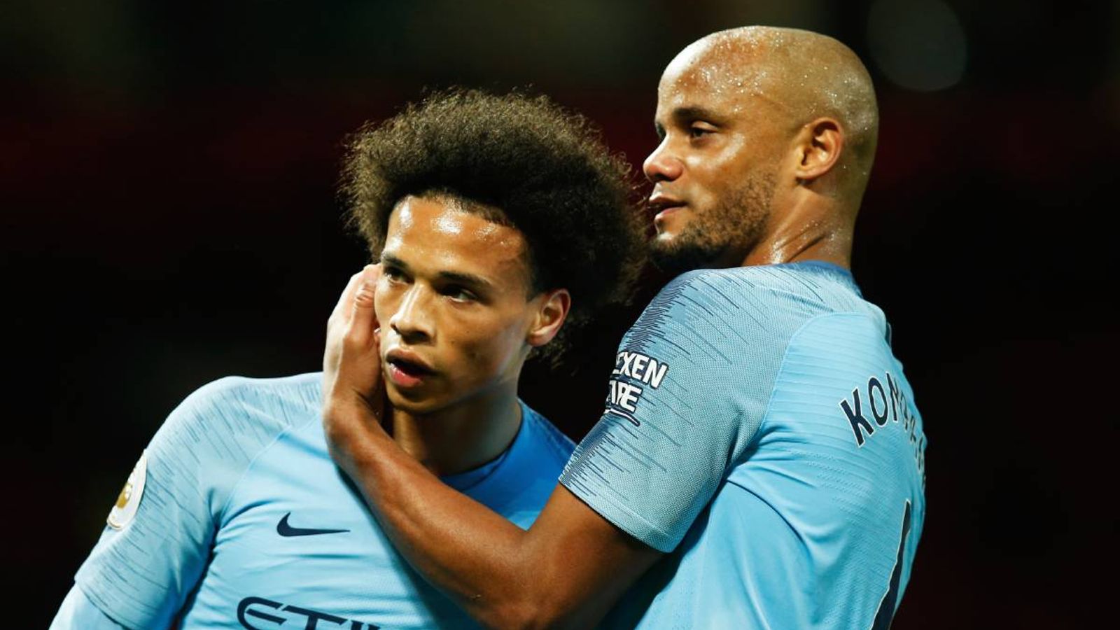 Leroy Sane schwärmt von Vincent Kompany als neuen Trainer des FC Bayern ...