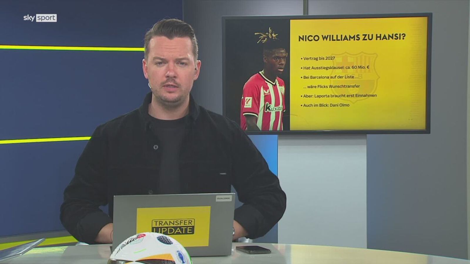 Nico Williams steht beim FC Barcelona und Hansi Flick auf dem Transfer ...
