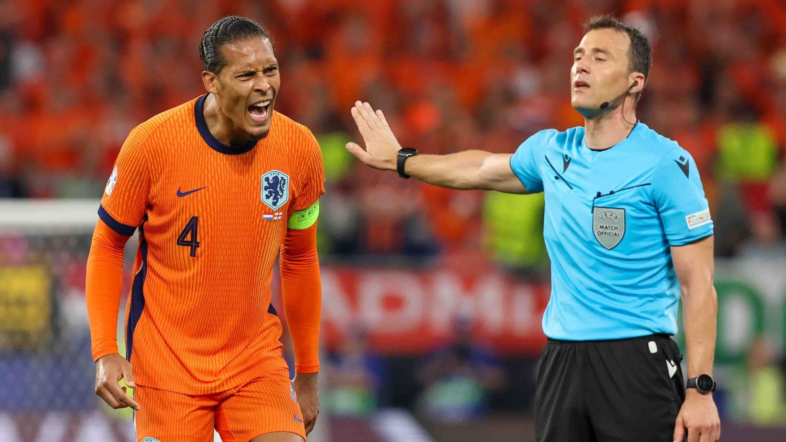 Virgil van Dijk kritisiert Schiedsrichter Felix Zwayer nach dem EM-Aus ...