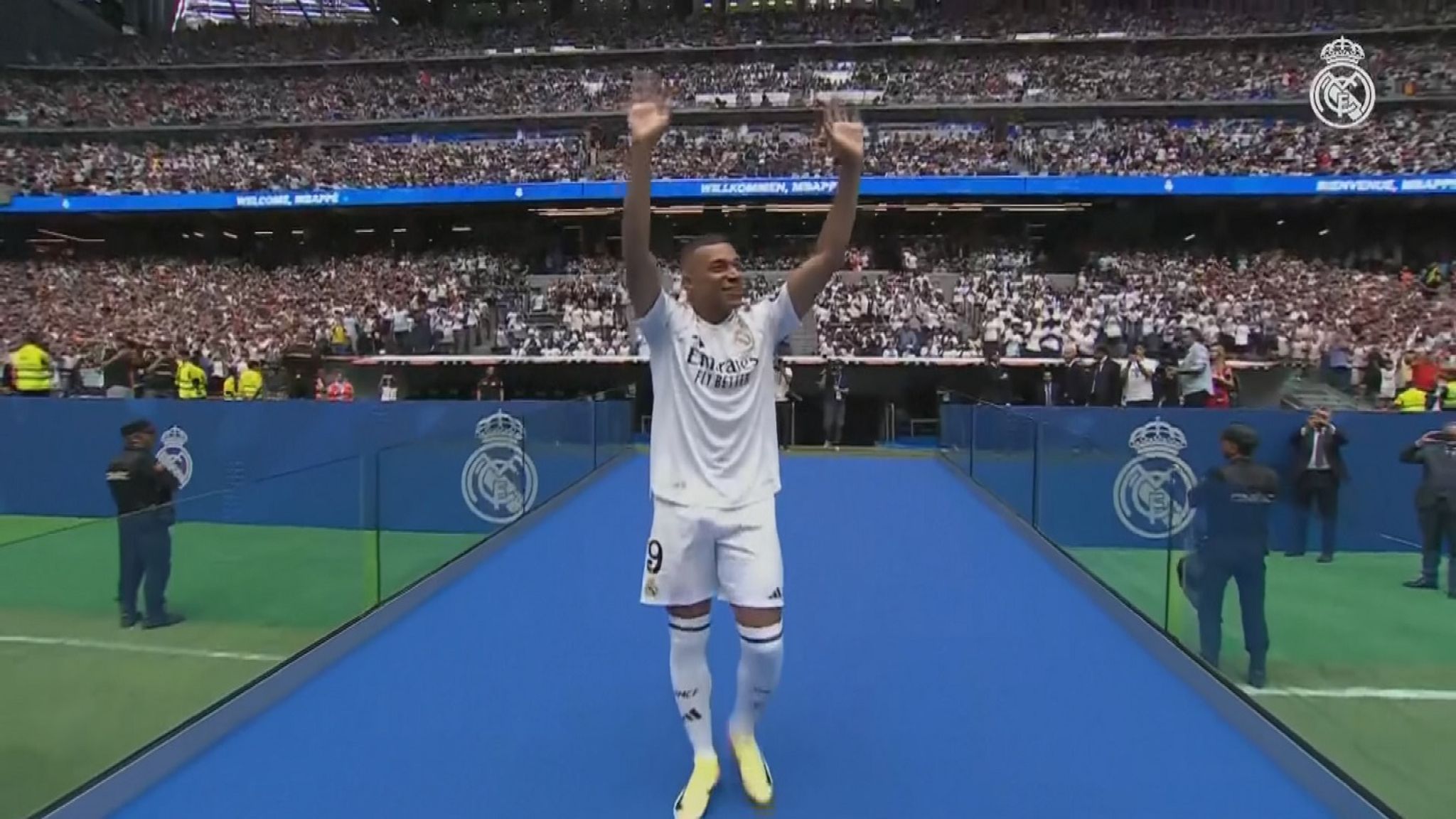 Die Vorstellung von Mbappe bei Real Madrid HEUTE LIVE im Stream ...