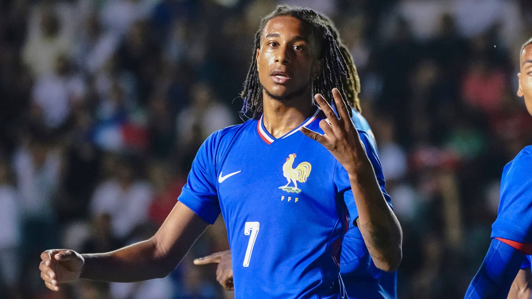 Michael Olise trifft für Frankreichs Olympia-Auswahl doppelt gegen die ...