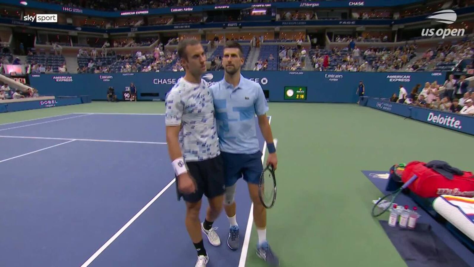 Novak Djokovic - Laslo Djere - die Highlights | US Open | Tennis News ...
