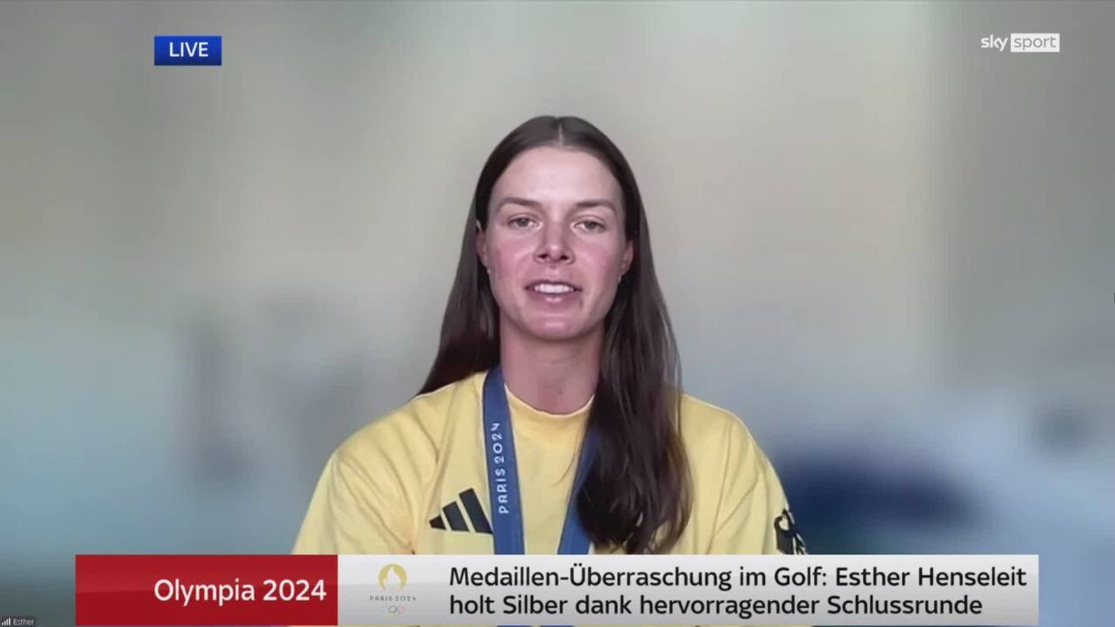 Esther Henseleit holt überraschend Silber im Golf | Olympia 2024 ...