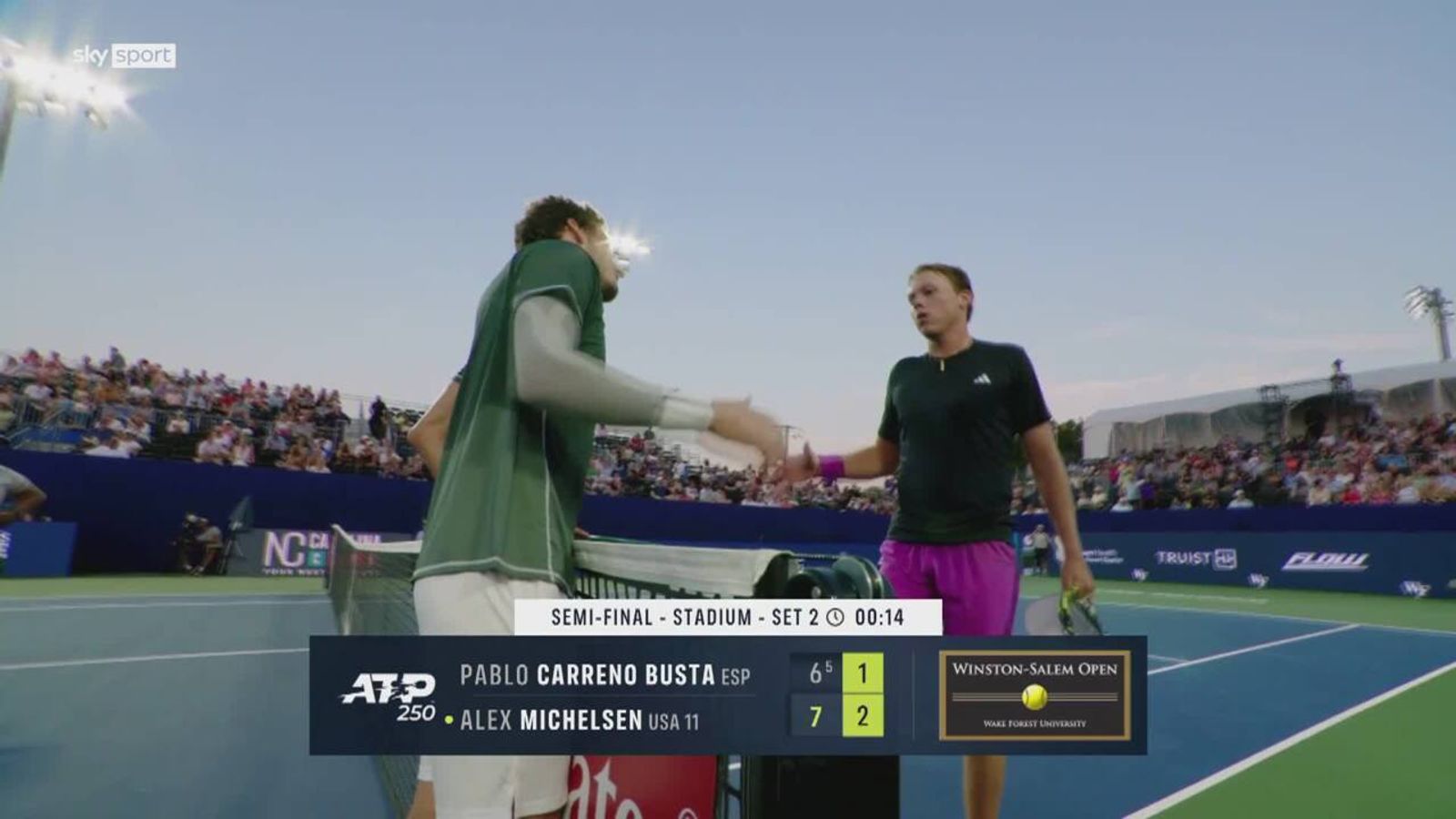 Alex Michelsen - Pablo Carreno Busta - die Highlights | ATP Winston ... Alex Michelsen - Pablo Carreno Busta - die Highlights | ATP Winston ...
