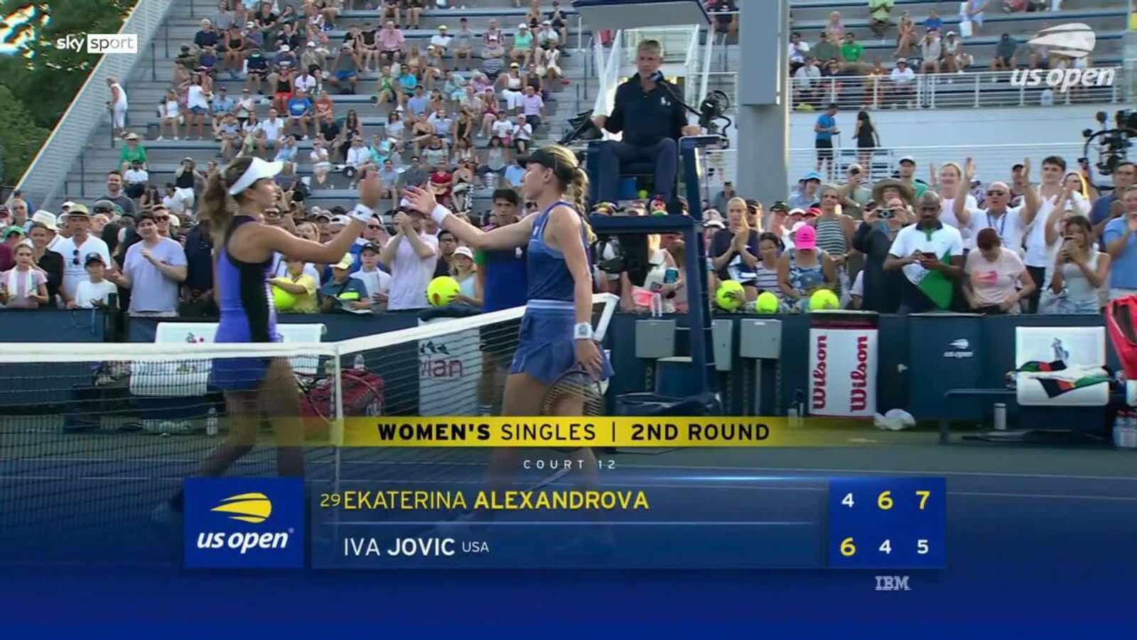Ekaterina Alexandrova - Iva Jovic - die Highlights | US Open | Tennis News | Sky Sport