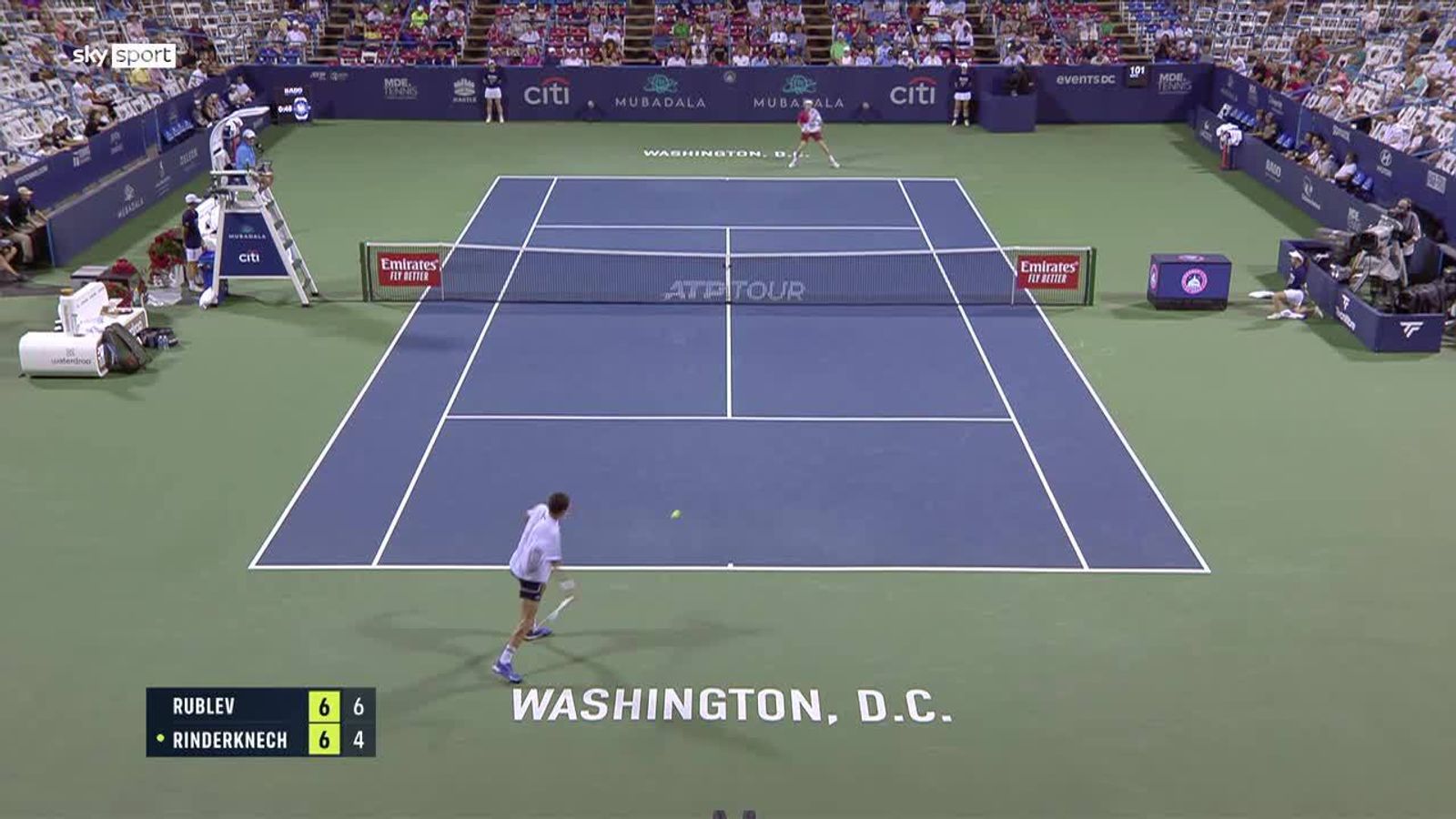 Andrey Rublev - Arthur Rinderknech - die Highlights | ATP Washington ...