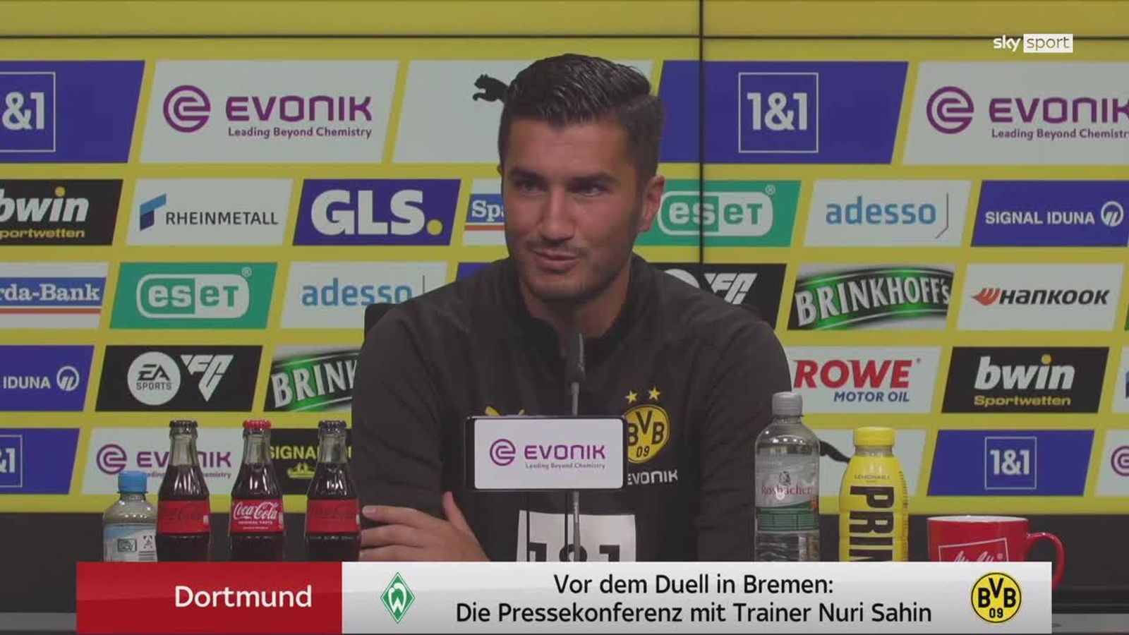 Nuri Sahin stellt BVB-Neuzugang Maxi Beier gegen Bremen Startelfeinsatz ...