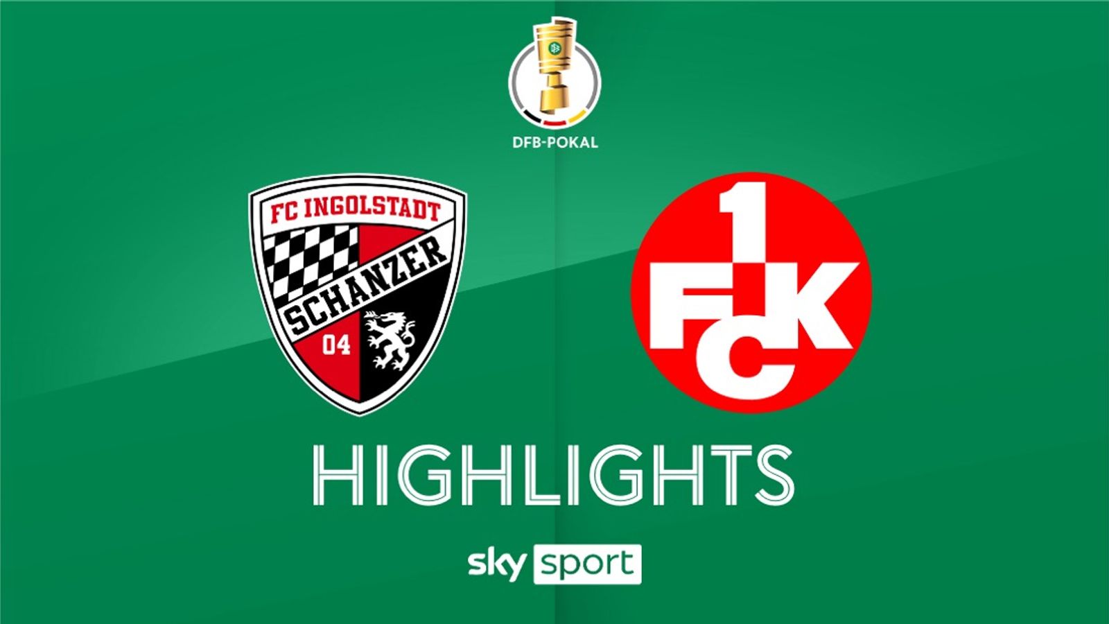 FC Ingolstadt 04 - 1. FC Kaiserslautern - die Highlights | DFB-Pokal | Fußball News | Sky Sport
