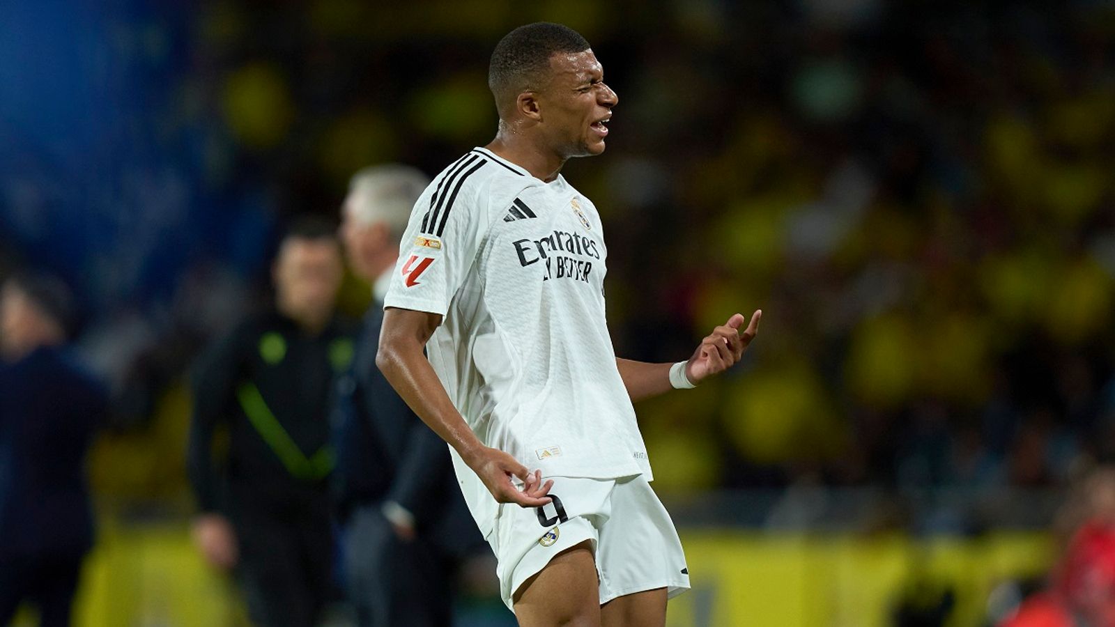 Kylian Mbappe wartet noch auf sein erstes Liga-Tor für Real Madrid ...