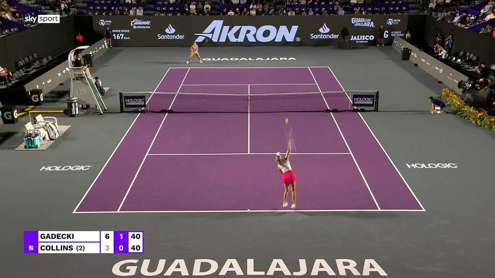 Olivia Gadecki - Danielle Collins - die Highlights | WTA Guadalajara ...