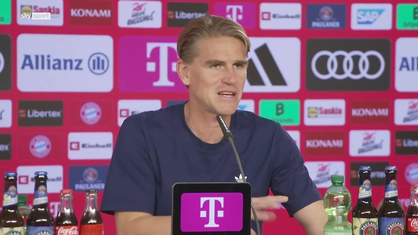 Vincent Kompany und Christoph Freund zur Entwicklung von Mathys Tel ...