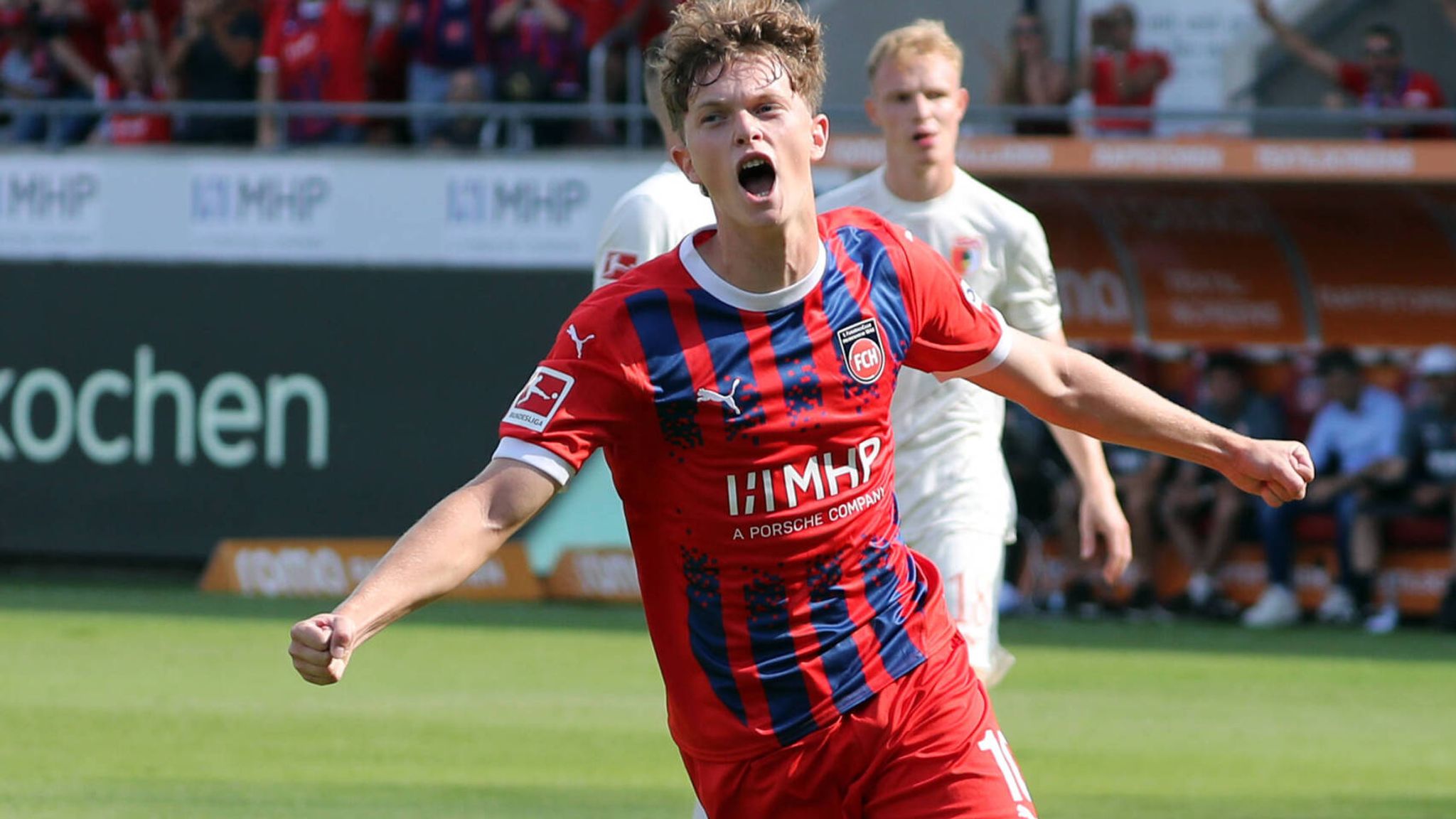 1. FC Heidenheim gewinnt in der Bundesliga gegen den FC Augsburg ...
