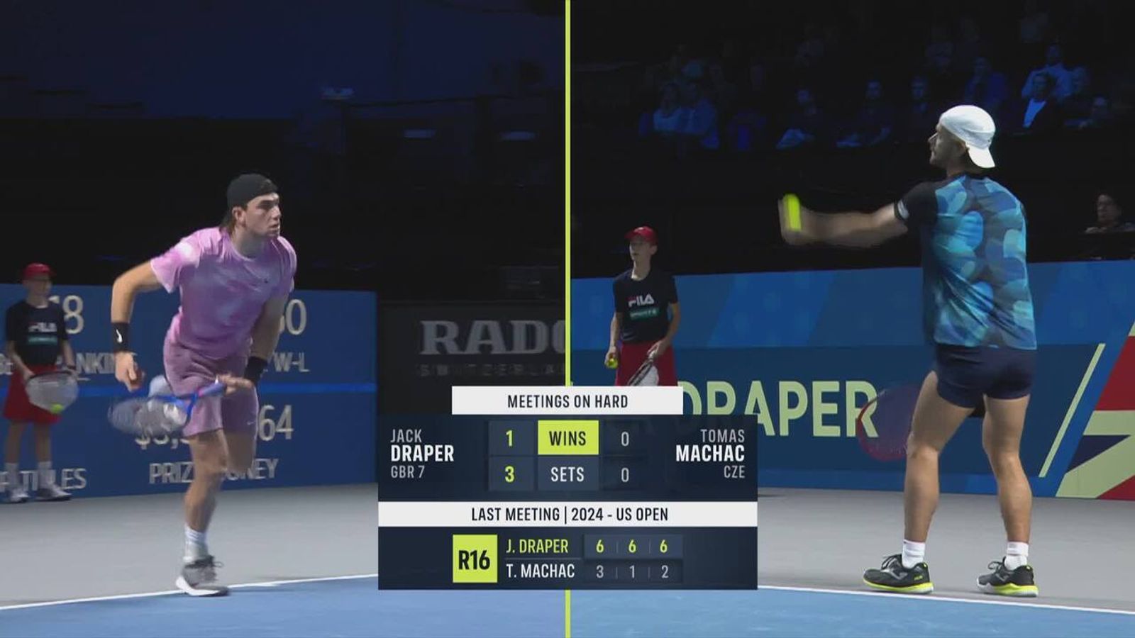 Jack Draper - Tomas Machac - die Highlights | ATP Wien | Tennis News ...