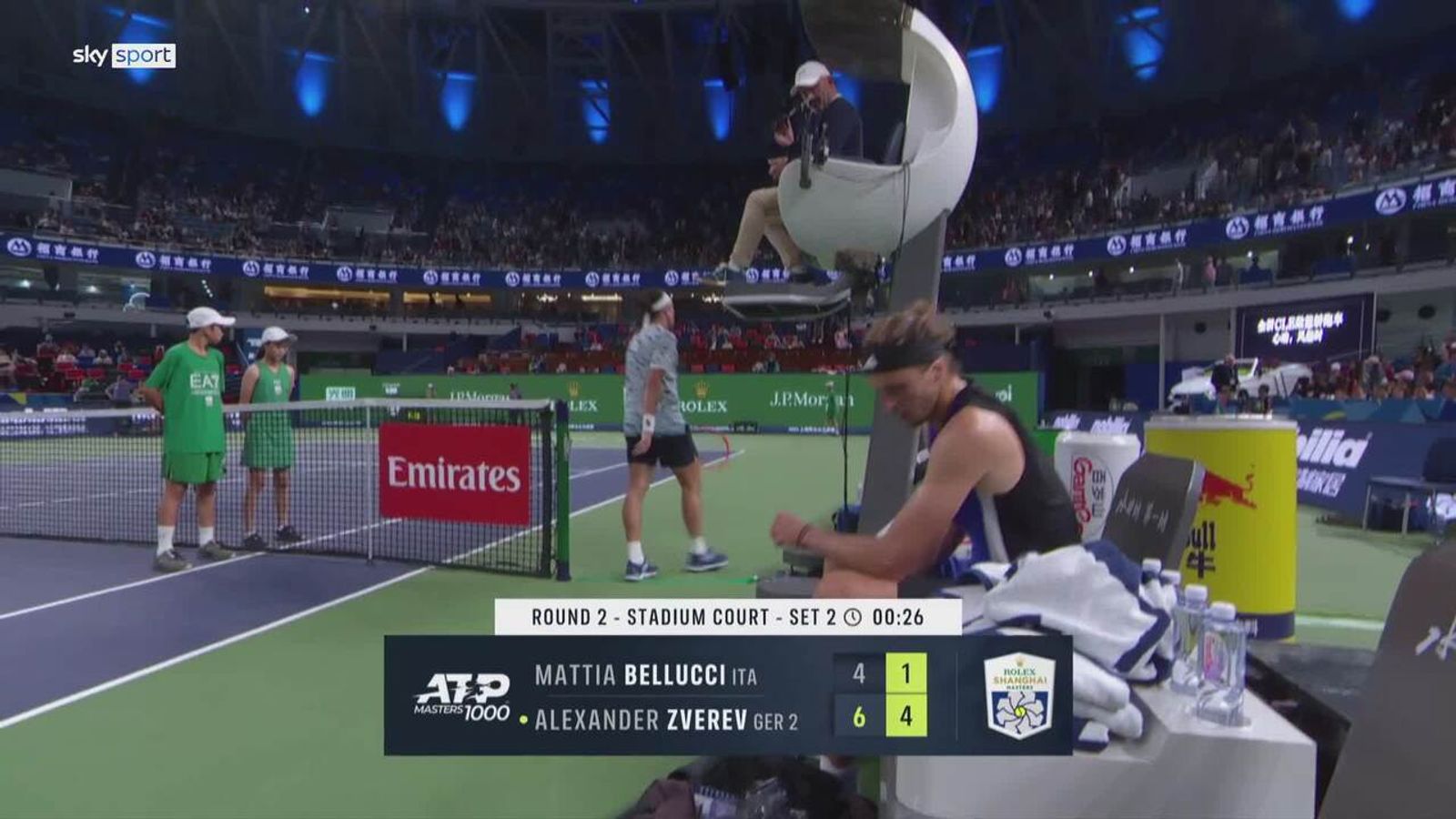 Alexander Zverev - Mattia Bellucci - die Highlights | ATP Shanghai ...