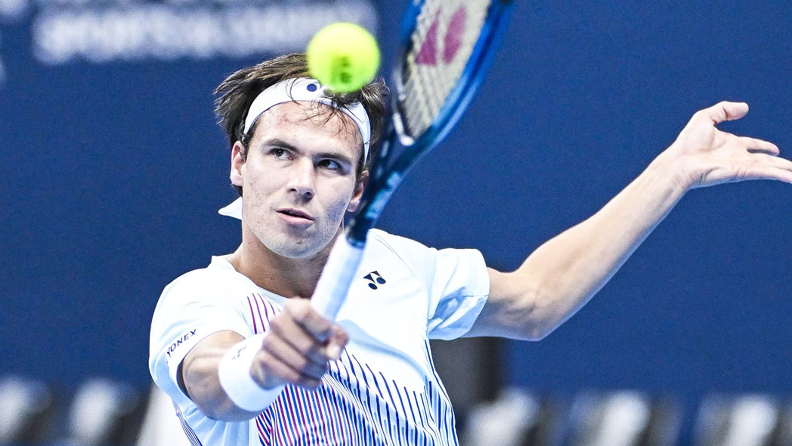 Der deutsche Tennisprofi Daniel Altmaier ist im Achtelfinale des ATP ...