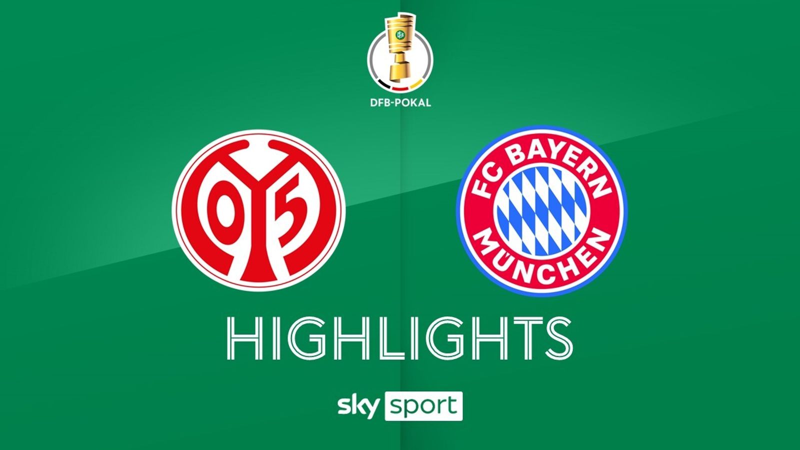 1. FSV Mainz 05 - FC Bayern München - die Highlights | DFB-Pokal ...