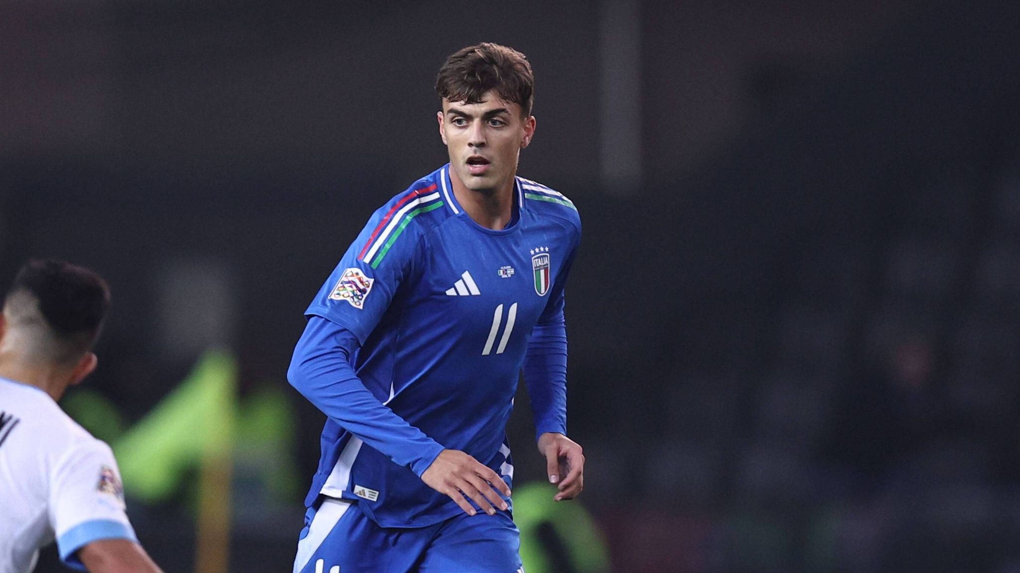 Daniel Maldini feiert sein Debüt für die italienische Fußball ...