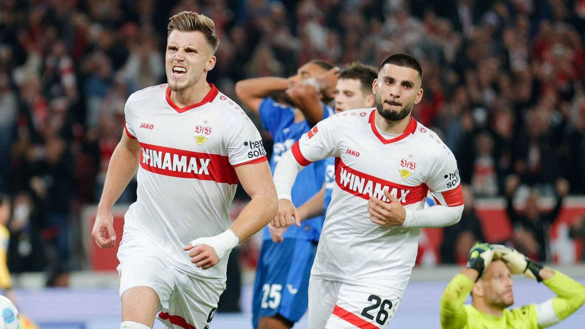 Die TSG Hoffenheim und der VfB Stuttgart spielen unentschieden in der Bundesliga | Fußball News ...