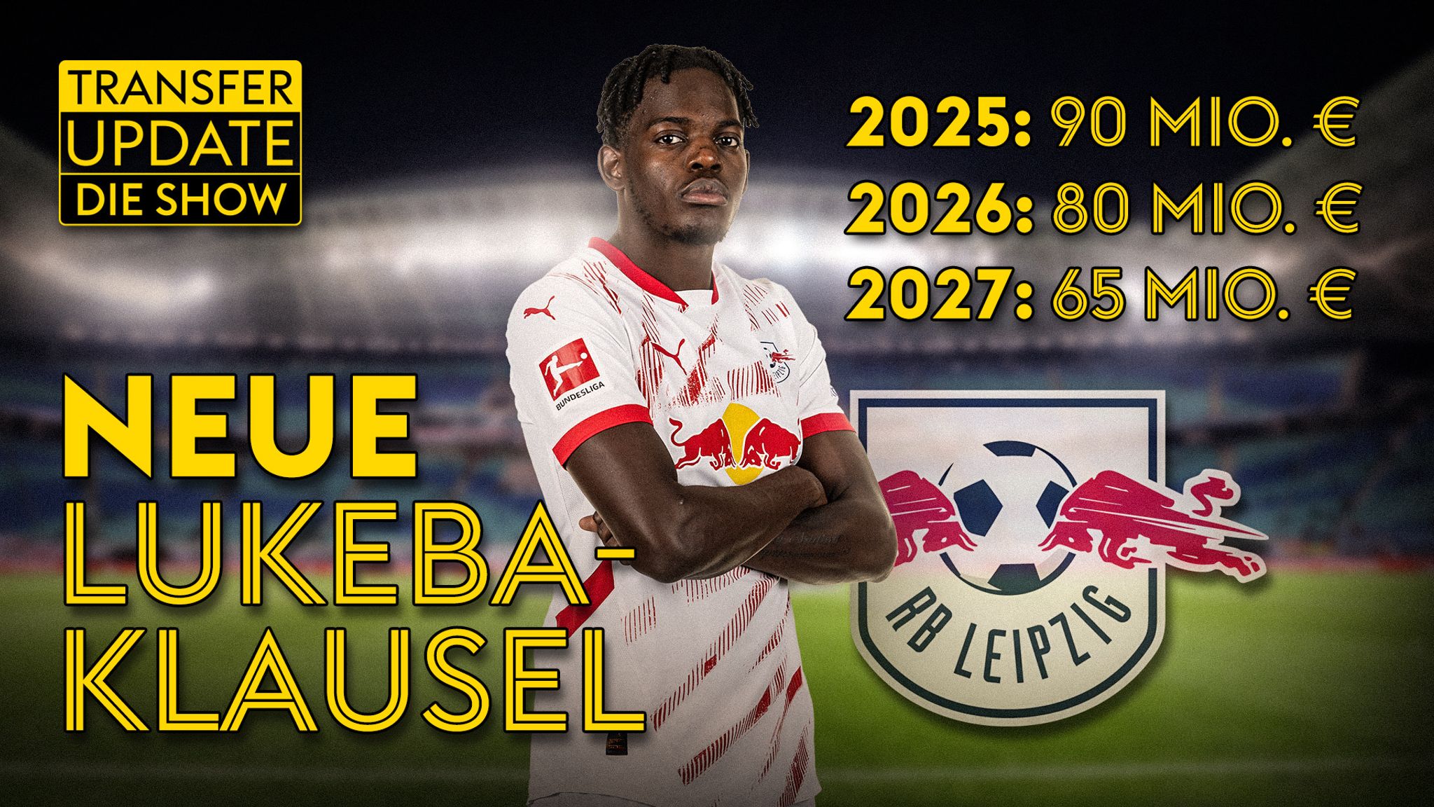 Castello Lukeba von RB Leipzig hat drei Ausstiegsklauseln in seinem ...