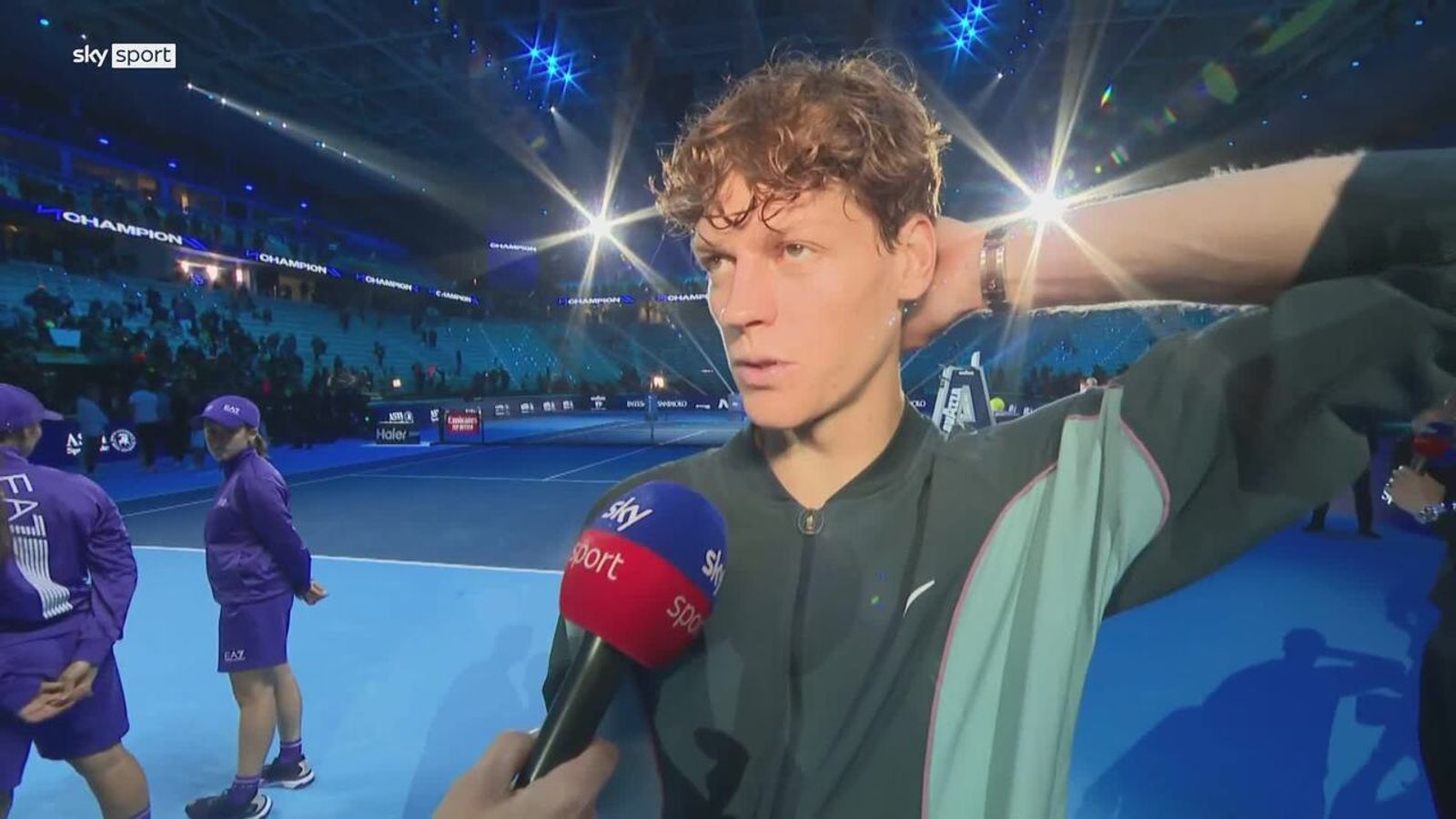 Sinner im Interview nach seinem Sieg bei den ATP Finals | Tennis News ...