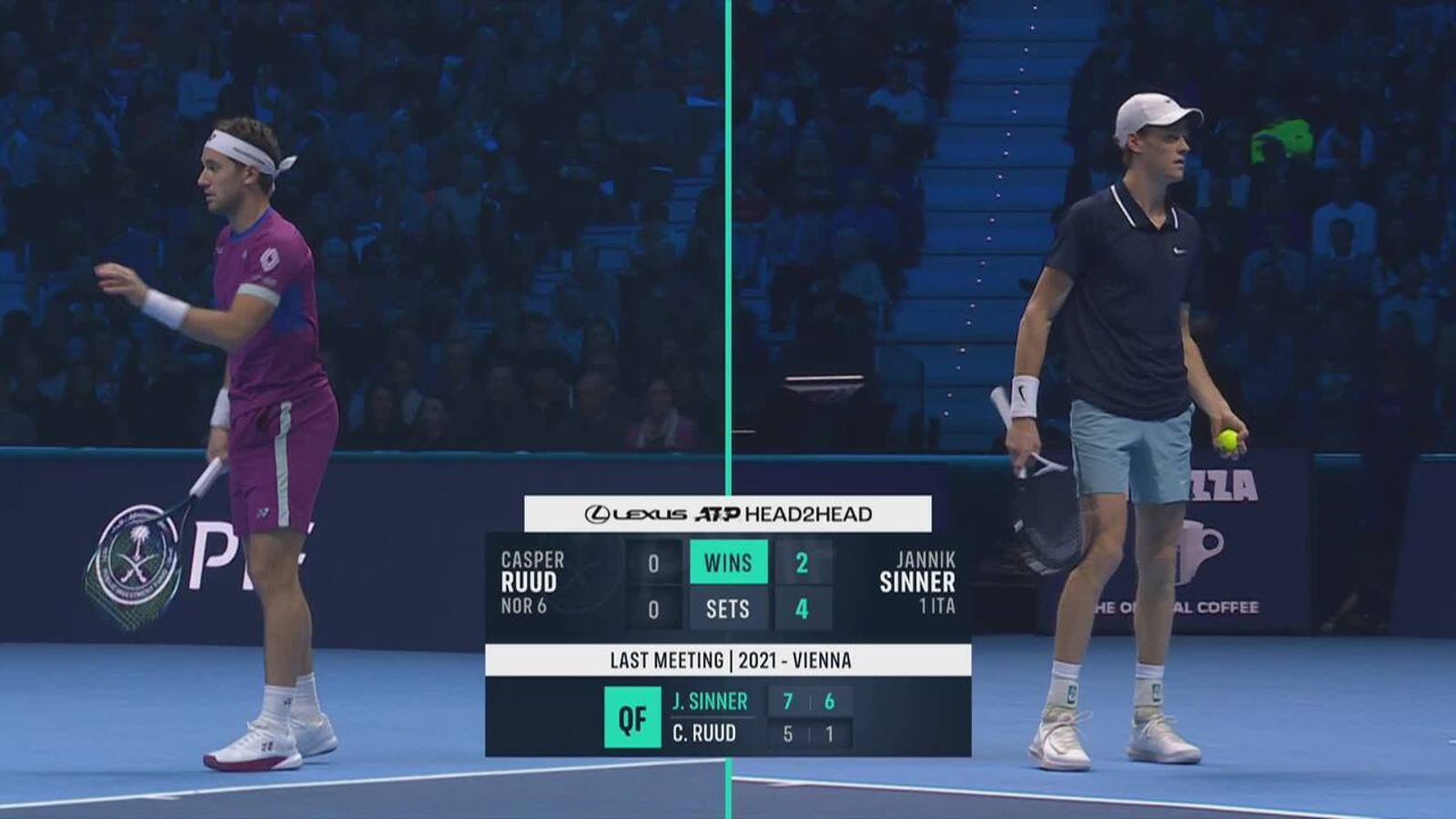 Jannik Sinner - Casper Ruud - die Highlights | ATP Finals | Tennis News | Sky Sport