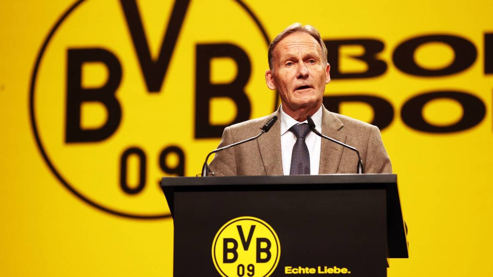 BVB-Mitglieder stimmen auf der Dortmunder Mitgliederversammlung über ...