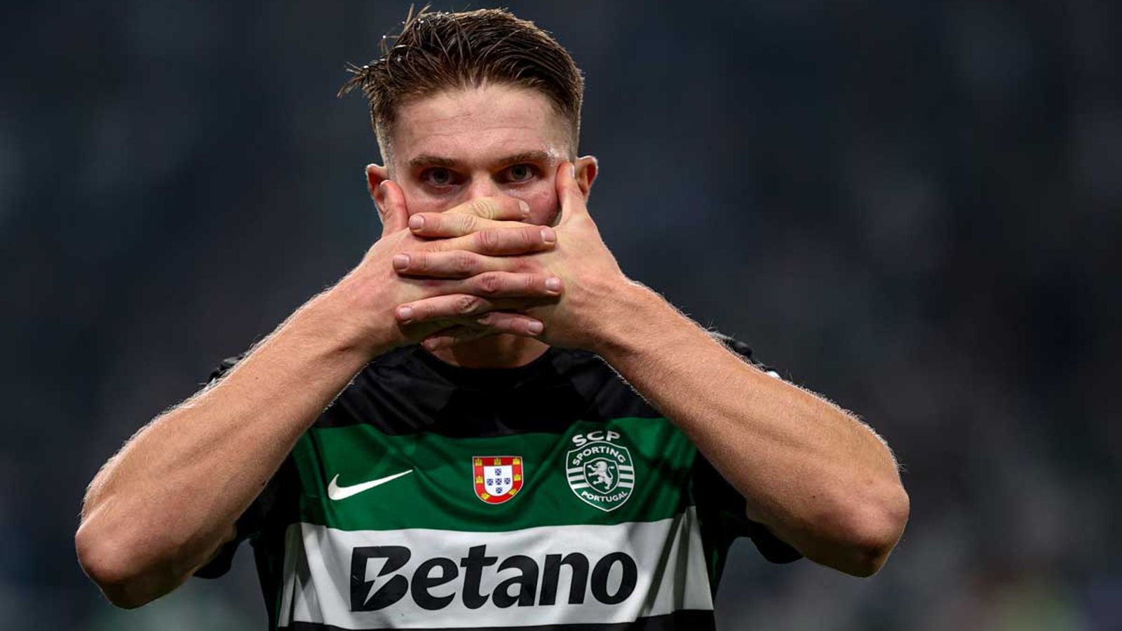 Viktor Gyökeres von Sporting Lissabon stiehlt Erling Haaland die Show ...