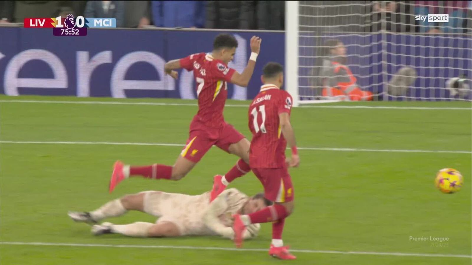 LIVERPOOL 2:0 Man City | Salah trifft nah Ortega-Foul vom Punkt (78 ...