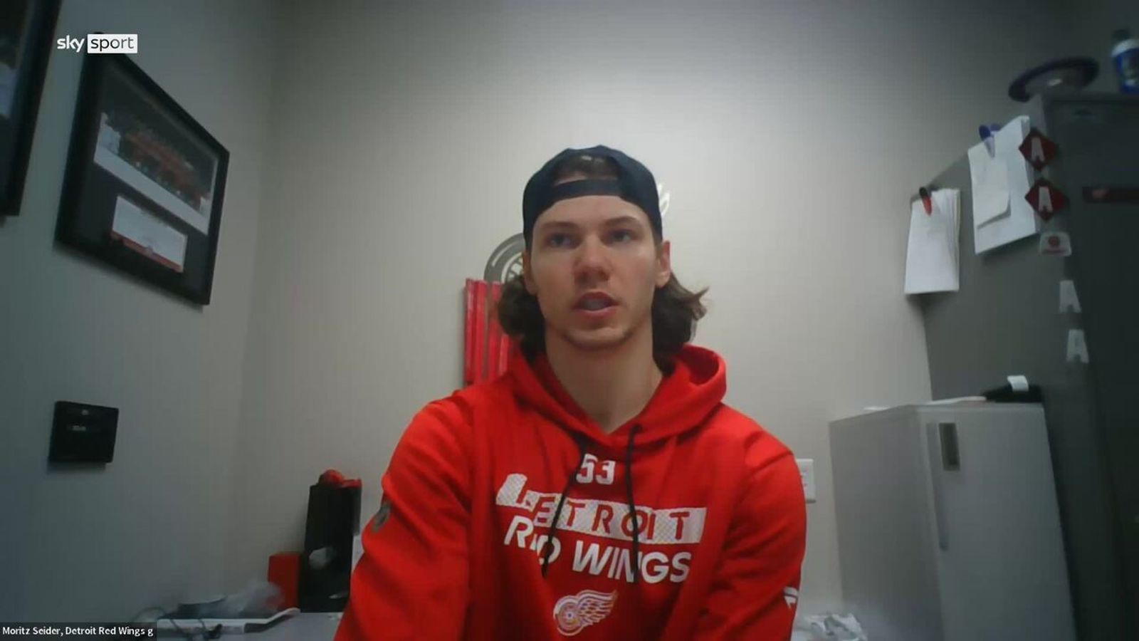 Moritz Seider über die aktuelle Saison 2025 mit den Detroit Red Wings ...