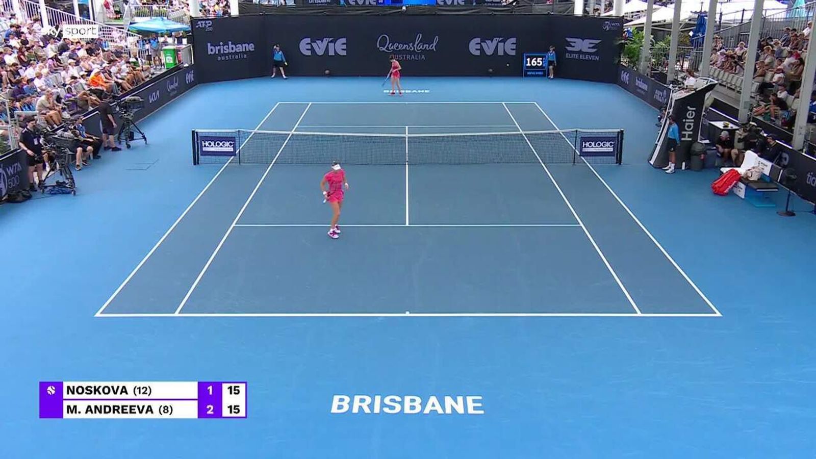 Mirra Andreeva - Linda Noskova - die Highlights | WTA Brisbane | Tennis ...