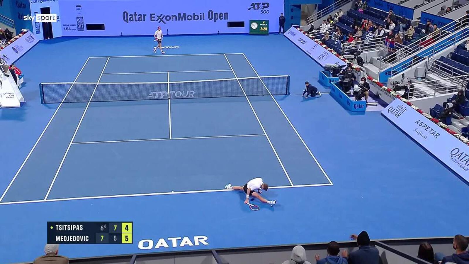 Stefanos Tsitsipas Hamad Medjedovic Die Highlights Atp Doha