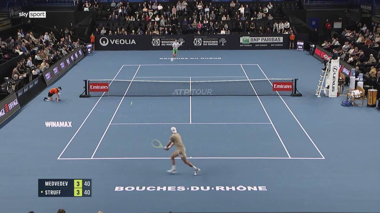 Daniil Medvedev - Jan-Lennard Struff - die Highlights | ATP Marseille | Tennis News | Sky Sport