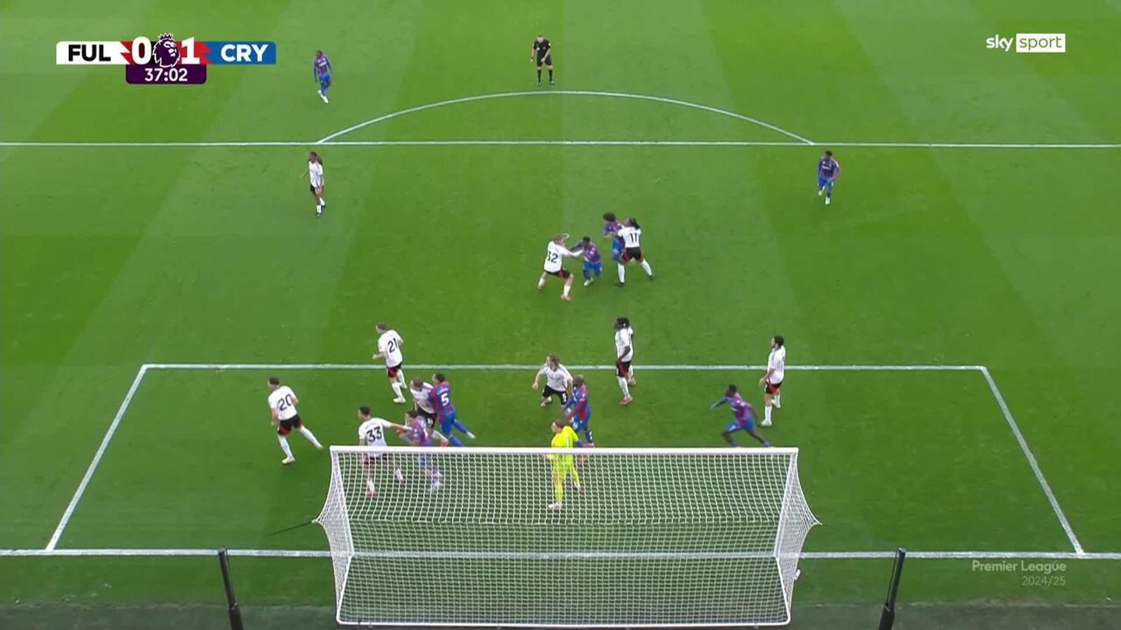 Fulham 0:1 CRYSTAL PALACE | Andersen mit dem Eigentor (37. Min.) | In ...