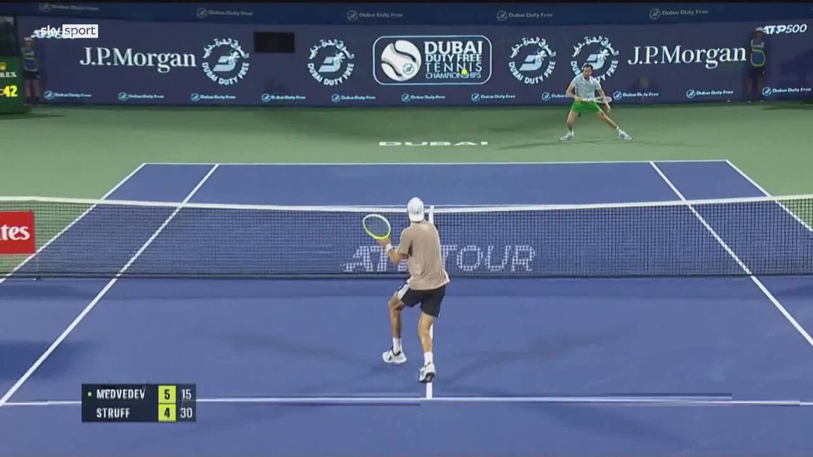 Nächste Niederlage gegen Medvedev - Struff scheitert früh in Dubai | Tennis News | Sky Sport