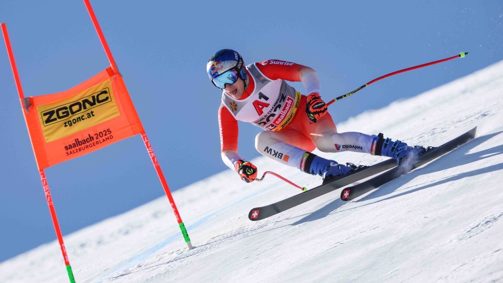 Marco Odermatt gewinnt im Super-G bei WM in Saalbach-Hinterglemm ...