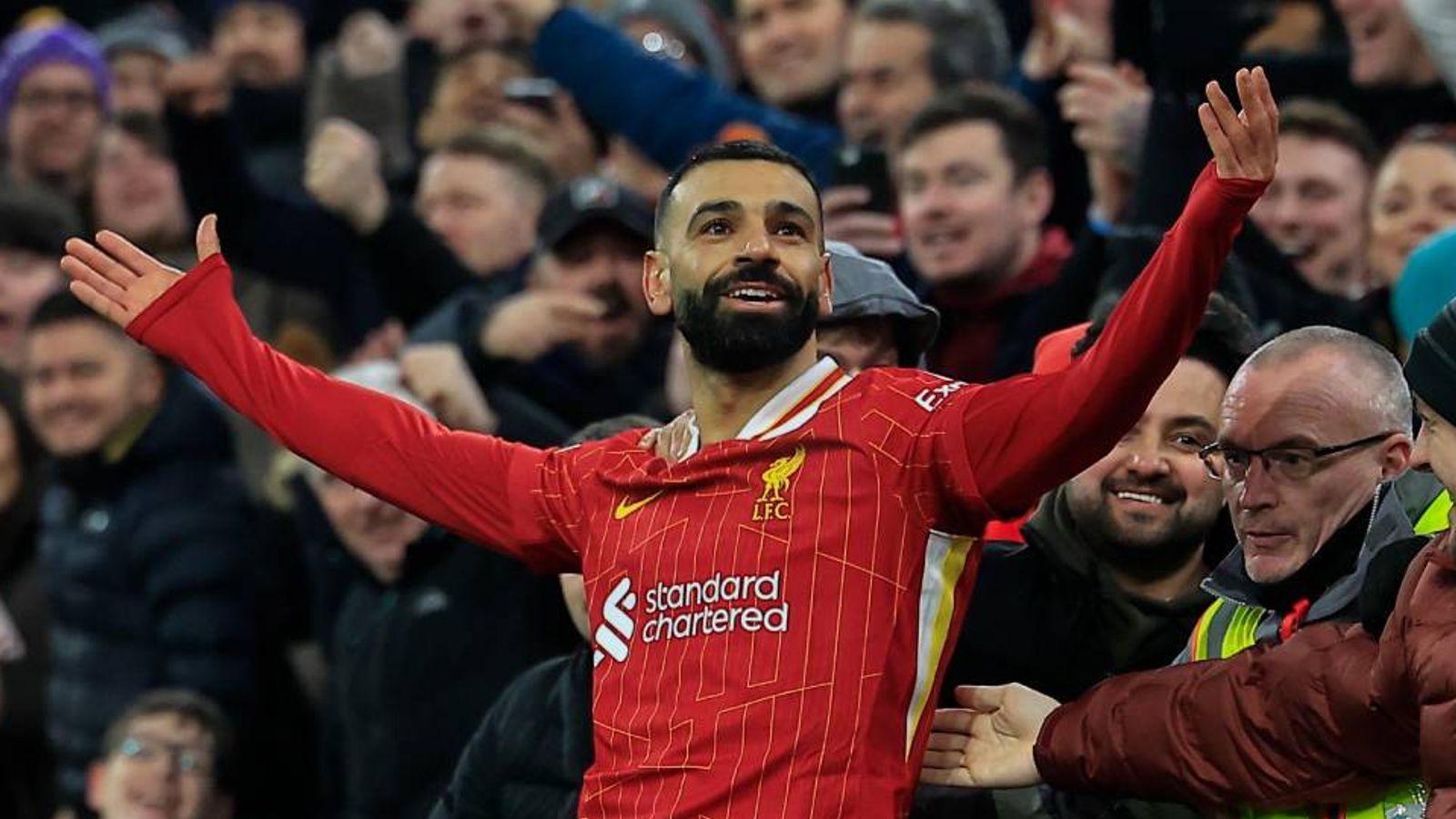 Mohamed Salah bricht Rekord für die meisten Auswärts-Torbeteiligungen in der Premier League ...