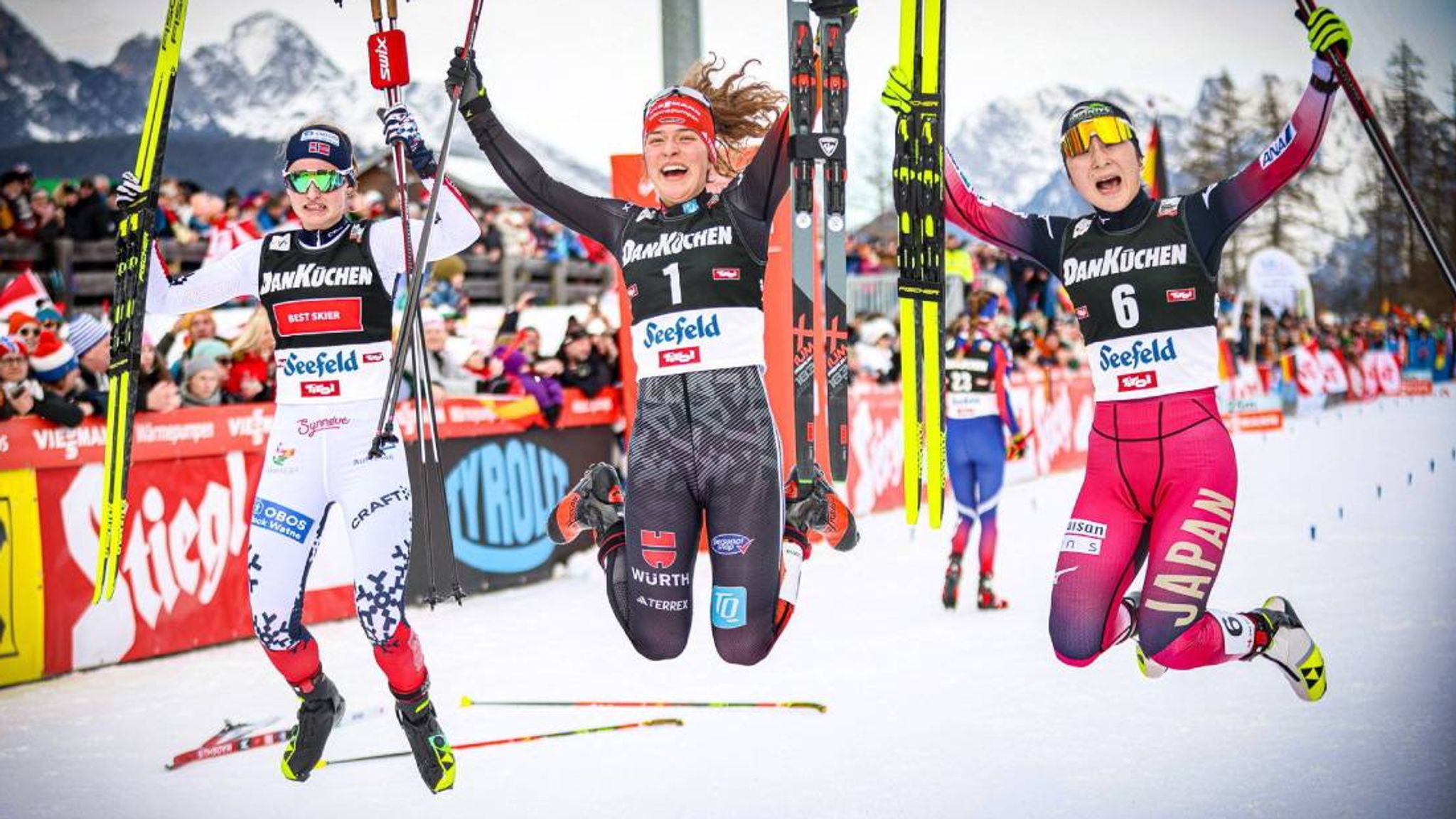 Armbruster gewinnt Seefeld-Triple & übernimmt Gelbes Trikot ...