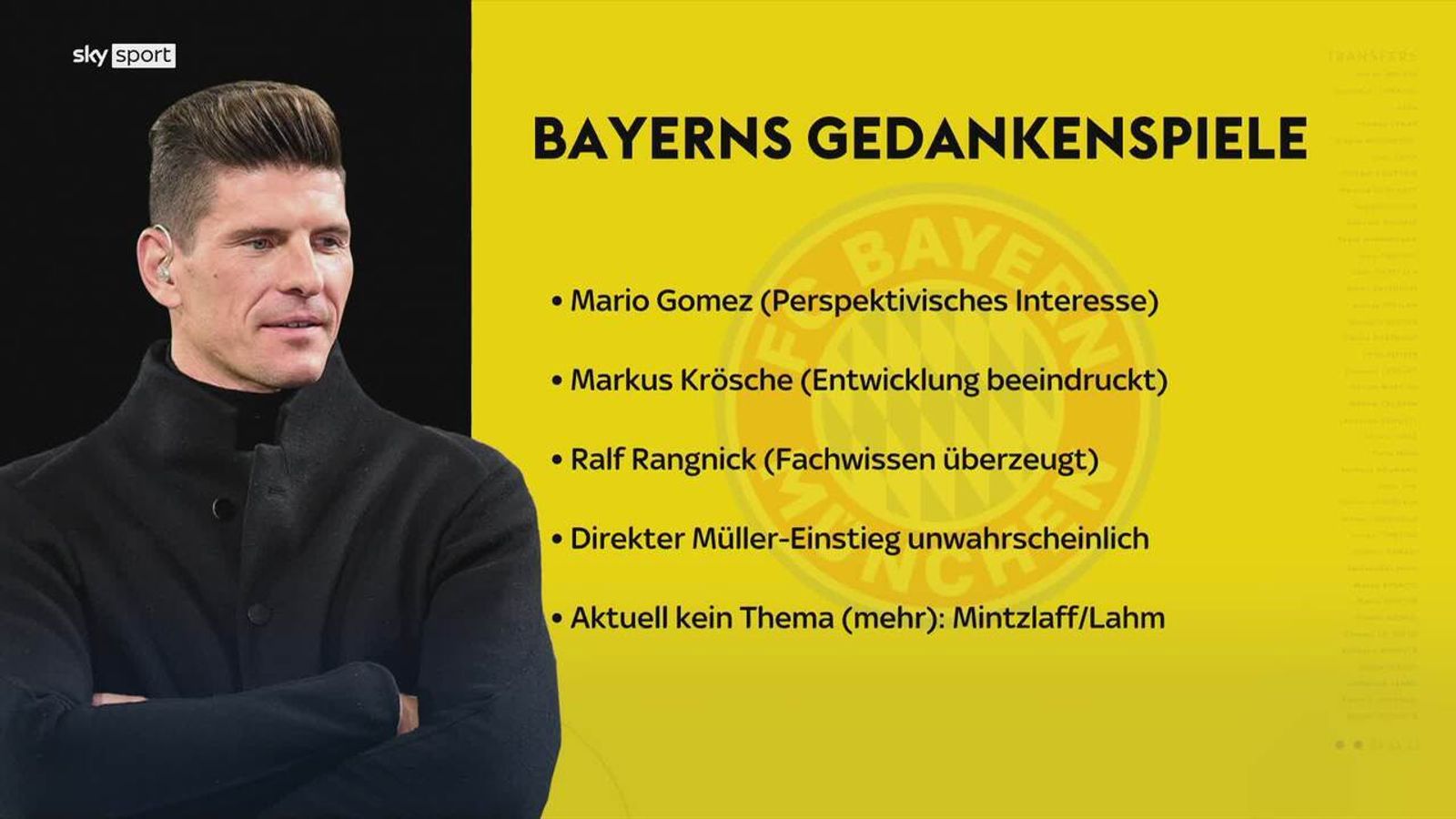 Exklusiv: Bayern denkt an Gomez! …und an Krösche | Fußball News | Sky Sport