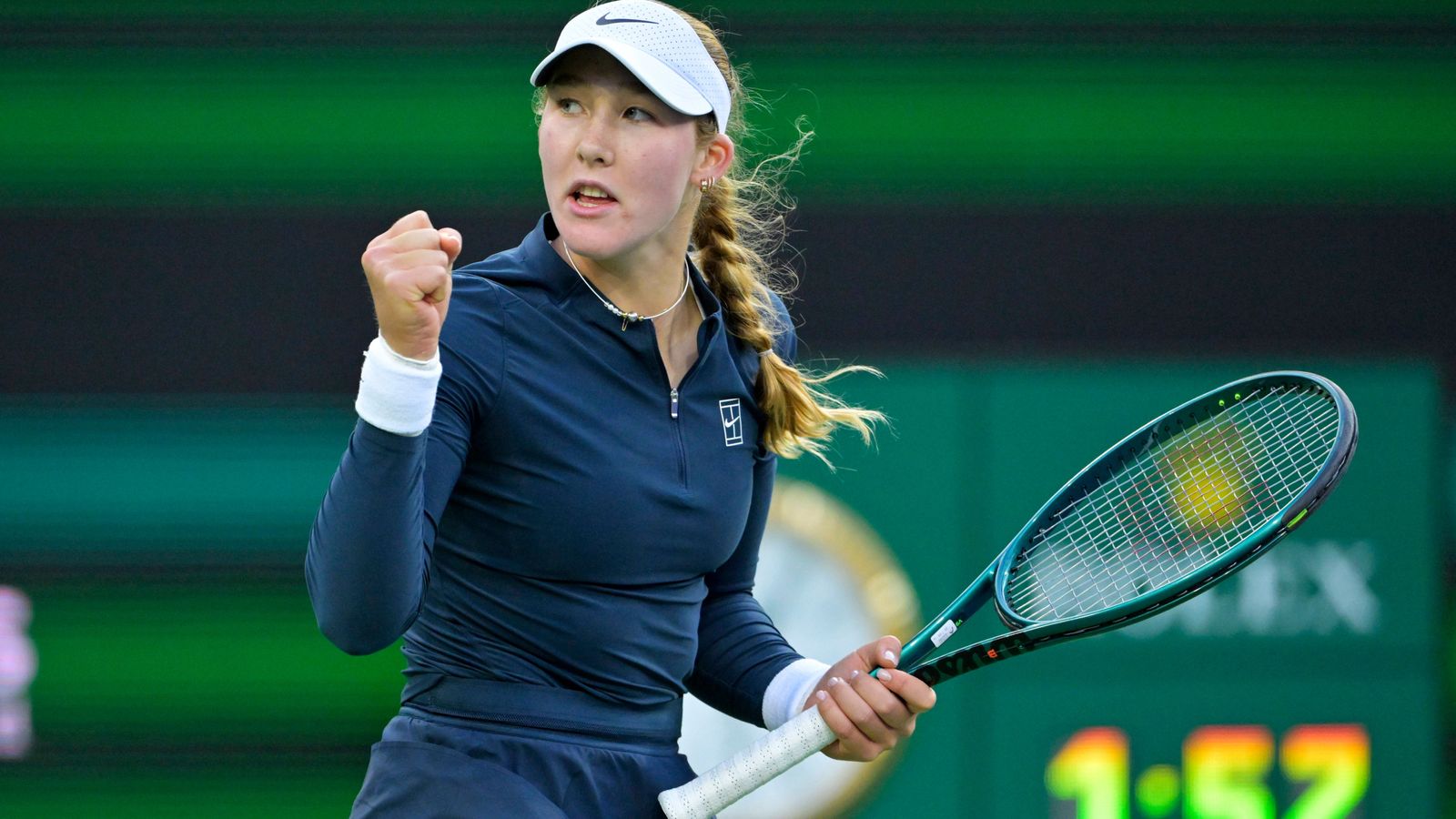 Mirra Andreeva nach Sieg gegen Iga Swiatek im Finale in Indian Wells ...