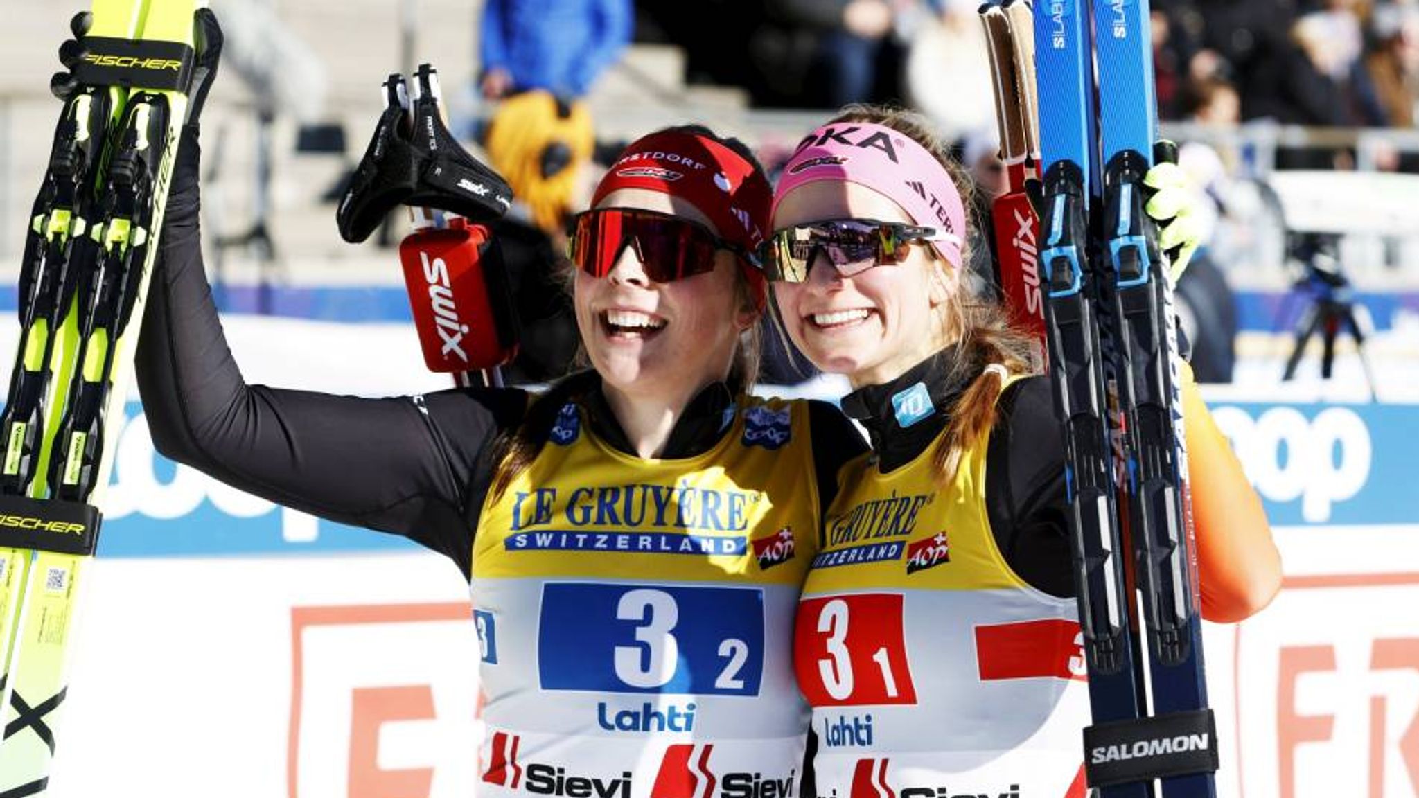 Coletta Rydzek gewinnt Teamsprint mit Laura Gimmler in Lahti ...
