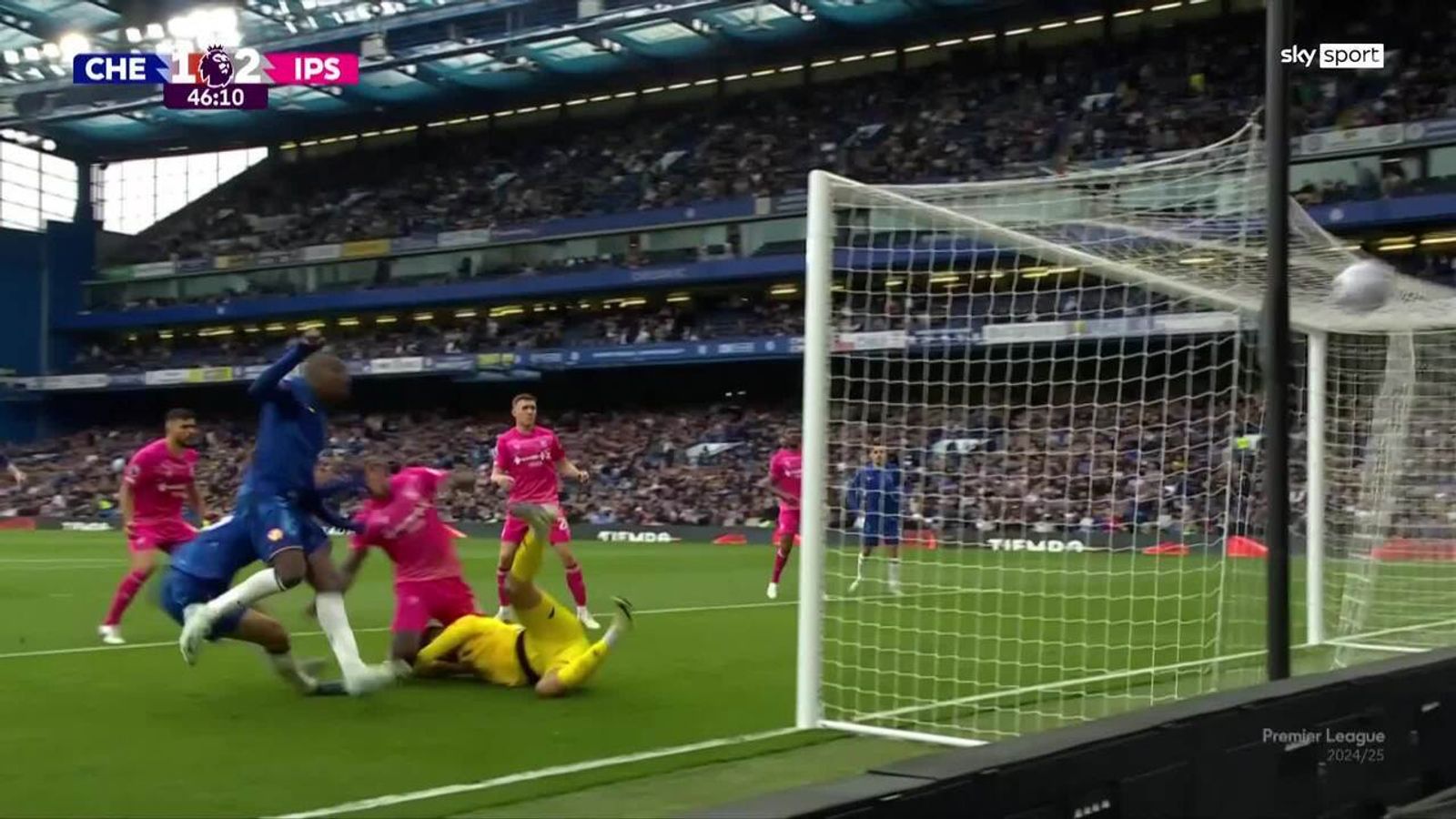 CHELSEA 1:2 Ipswich | Tuanzebe mit dem Eigentor (46. Min.) | In-Match Video Premier League ...