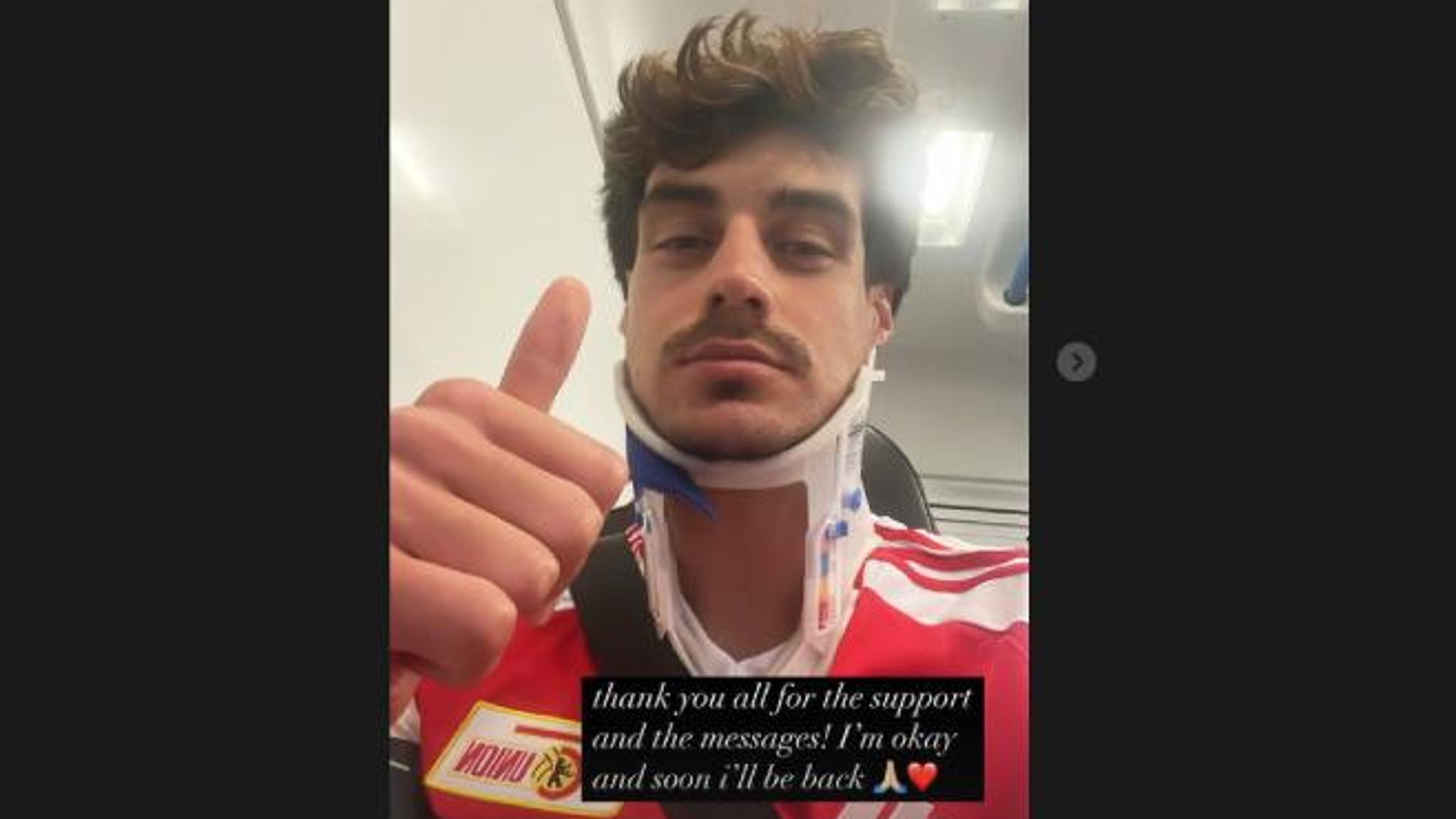 Union-Verteidiger Diogo Leite gibt nach Kehlkopf-Treffer Entwarnung ...