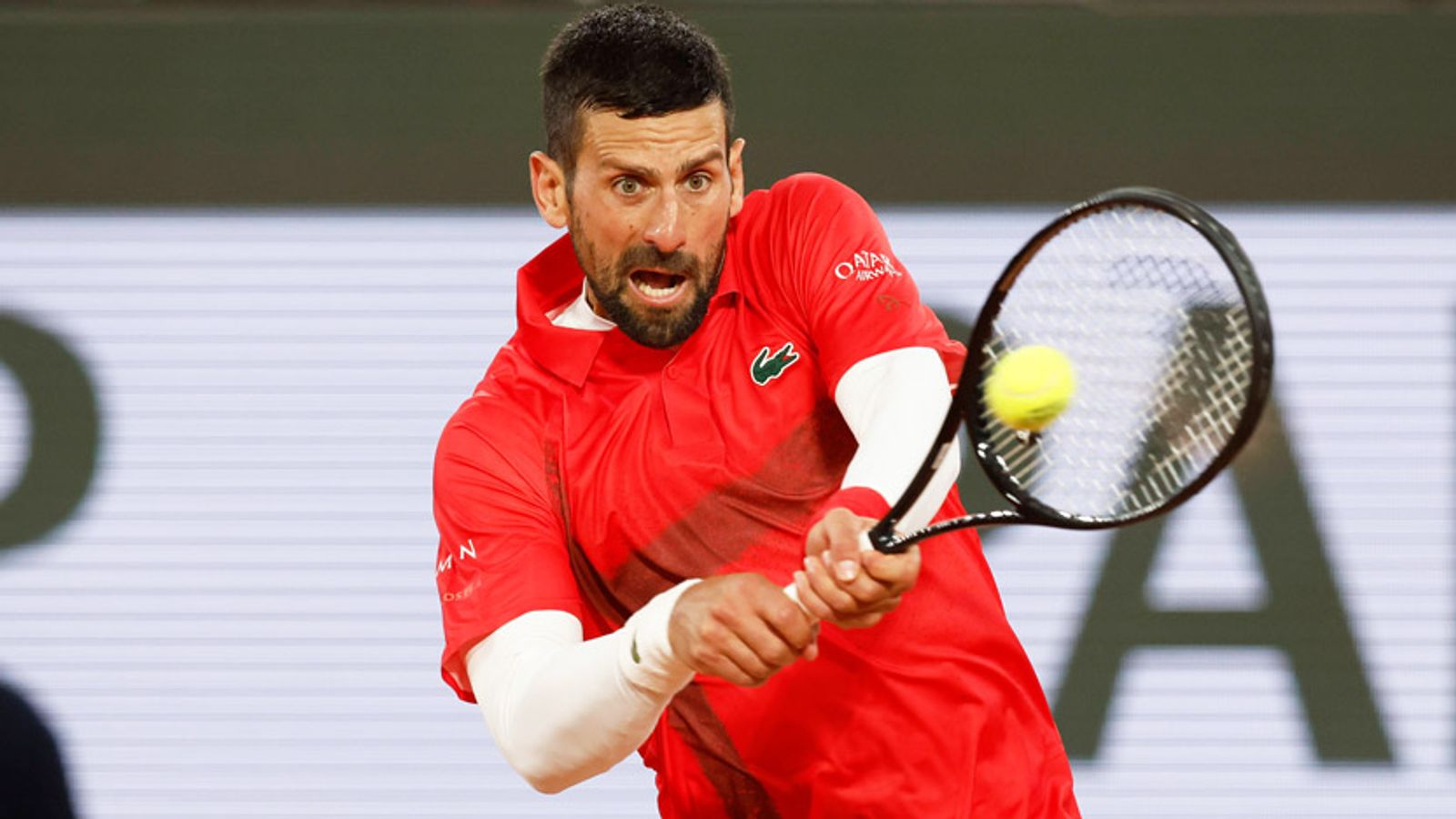 Novak Djokovic bei den French Open in der zweiten Runde | Tennis News ...