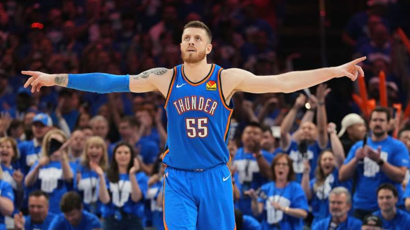 Isaiah Hartenstein steht mit OKC in den Western-Conference-Finals der ...